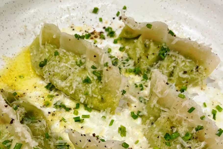 Garlic Edamame Dumpling – Corto Olive Oil